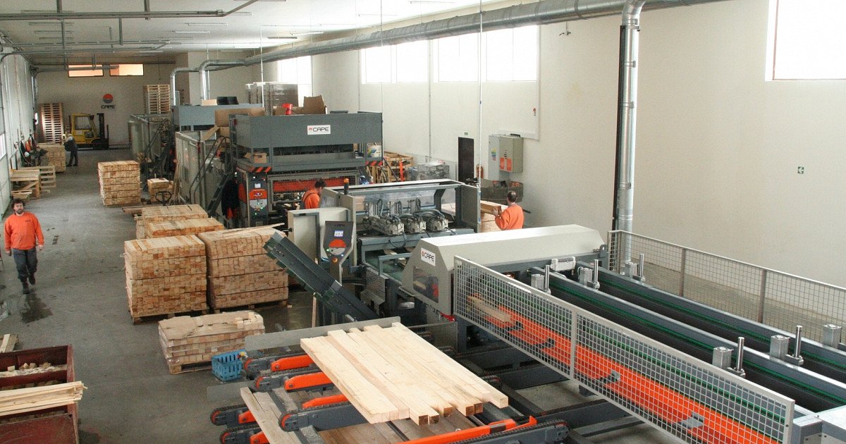 CAPE Pallet Production Line | KLAUS Timber a.s.